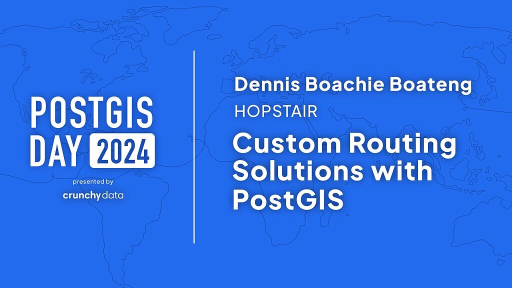 Graph in memory - pgrouting-dev - OSGeo Discourse